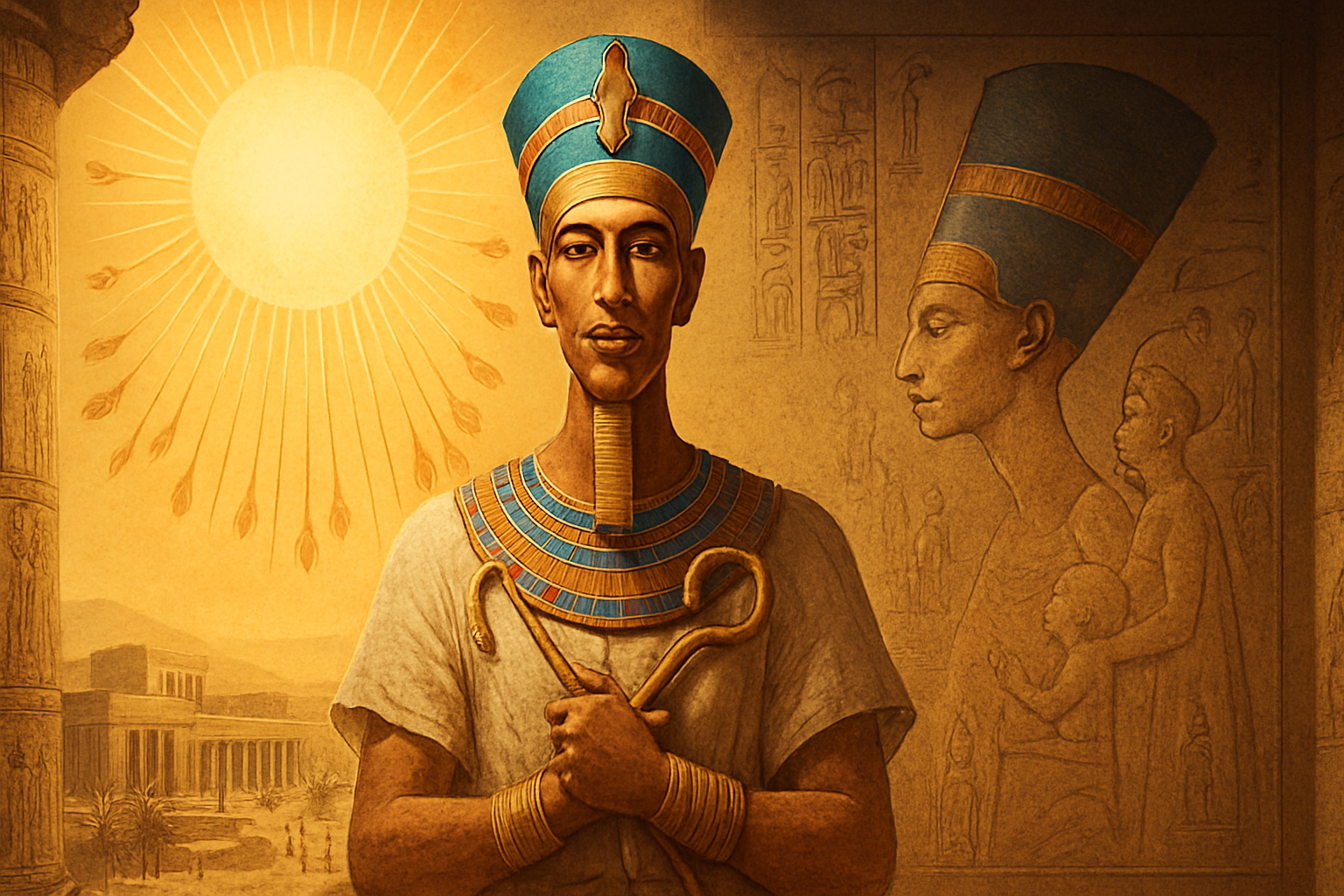 Akhenaten: The Heretic Pharaoh Who Changed Ancient Egypt Forever